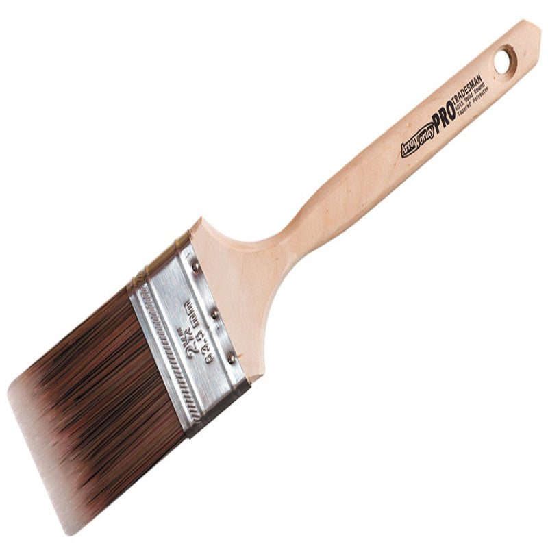 ArroWorthy Pro Tradesman STRAIGHT Brush- Sash Handle – Brush Rack
