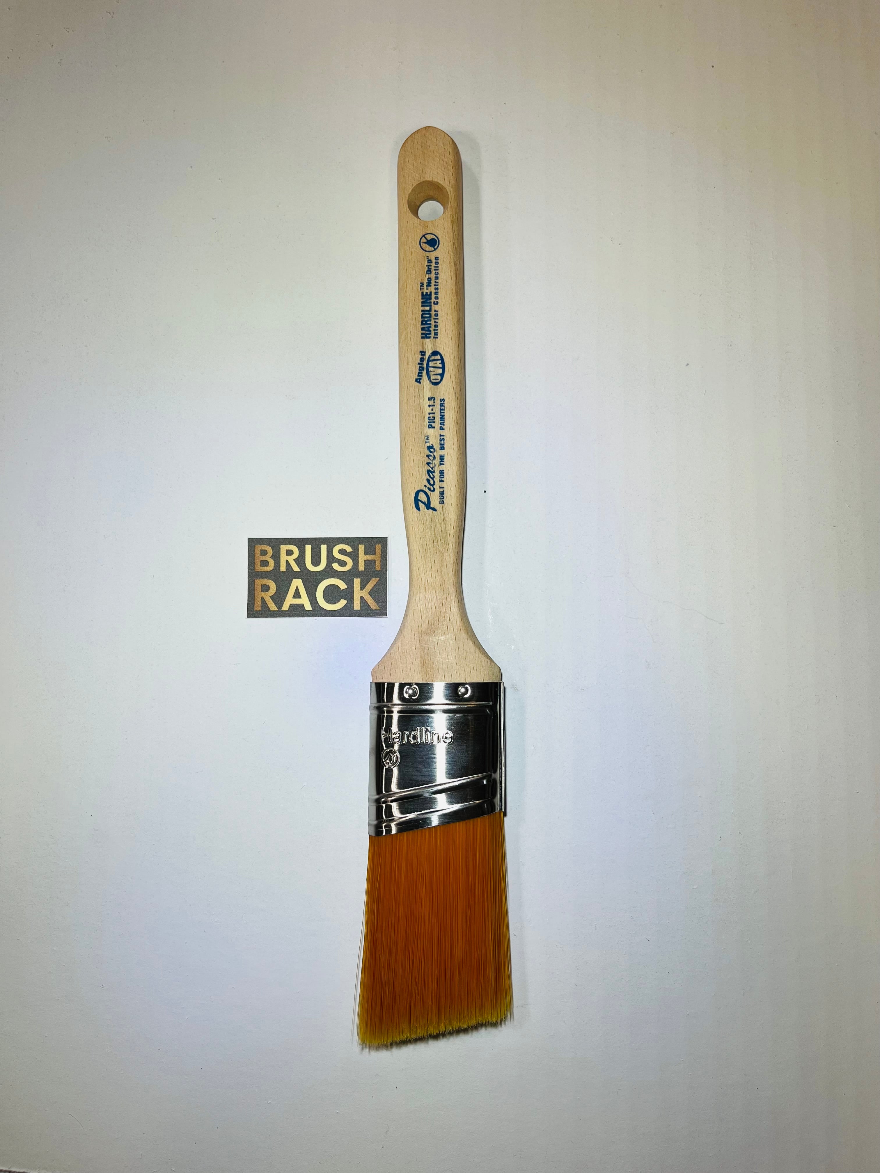 Proform Picasso Angle Oval Paint Brush – Sash Handle | Brush Rack