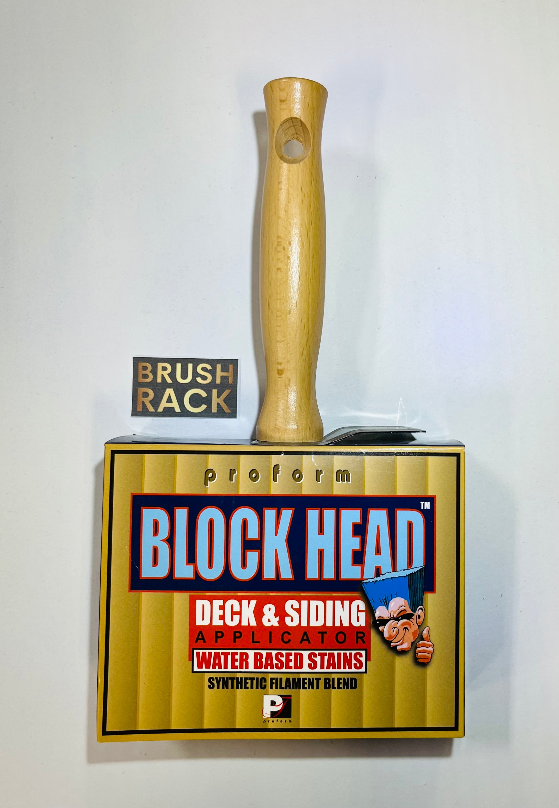 Proform Block Head Synthetic Brush – Water-Based Paint Block Brush ...